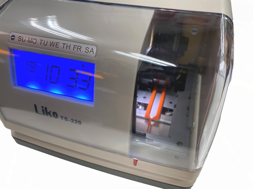 Liko TS-220 Time Stamper 文件收發機_文件收發機_打咭鐘及用品_Q-辦公室儀器_歷山文儀中心